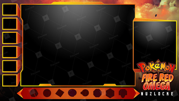 Make you a pokemon overlay for your stream by Artofmegan | Fiverr