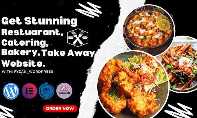 Create unique wordpress website for restaurant, catering, personal chef ...
