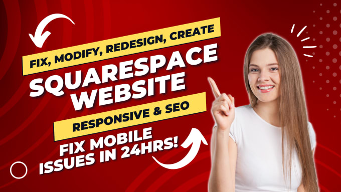 Fix, modify, customize, redesign or create squarespace business website ... Fix, modify, customize, redesign or create squarespace business website ...