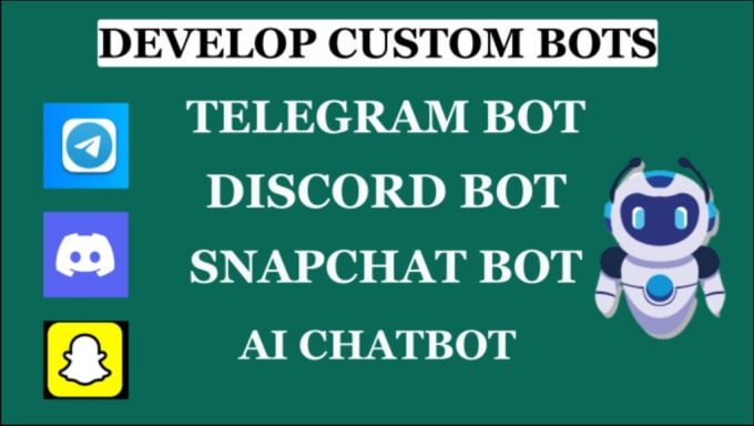 Create an automated snapchat bot telegram bot twitch bot twitter bot ... Create an automated snapchat bot telegram bot twitch bot twitter bot ...