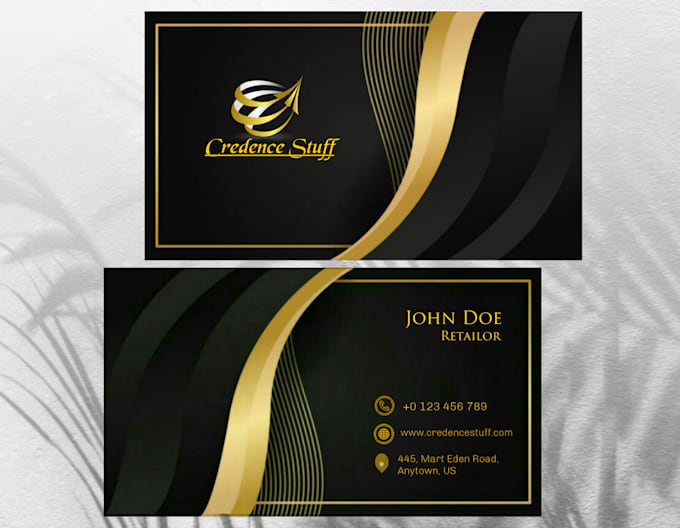 Create luxury, impressive and minimalist business card design in 24 ...