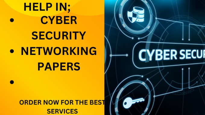 Write your cyber security and networking papers by Donnylightner | Fiverr Write your cyber security and networking papers by Donnylightner | Fiverr