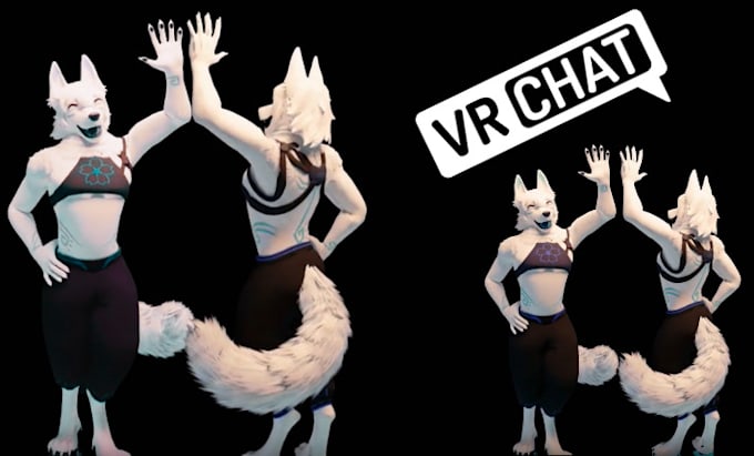Create Custom 3d Model Vrchat Avatar 3d Model Nsfw Vtuber By Kiramodel Fiverr