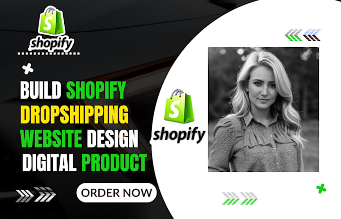 Build, setup shopify dropshipping store digital product website design by Iamfreyalina | Fiverr