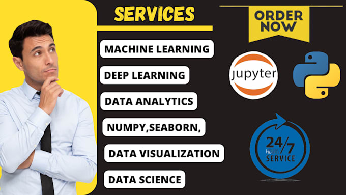 Do machine learning tasks with python by Talhaghaffar582 | Fiverr