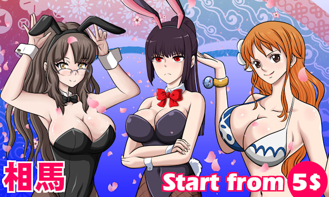 Do nsfw illustrations fully custom by Comabogbog | Fiverr