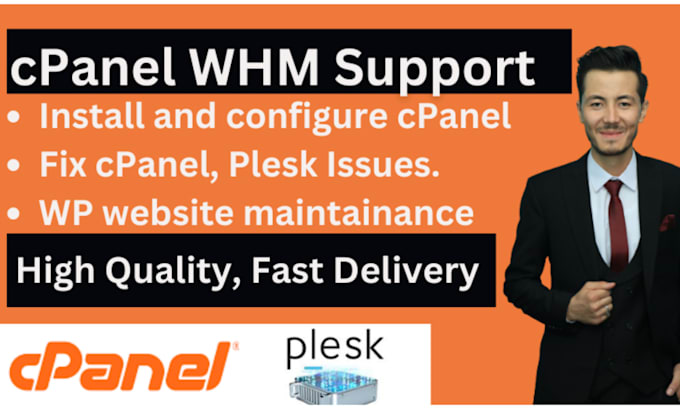 Install, fix cpanel, whm, plesk, webmin, virtualmin, dns issues by Najeebullahjoya | Fiverr