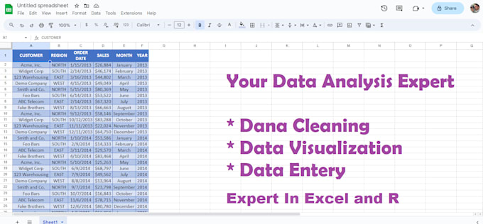Sort, clean, filter, format, and organize your excel data by Isrargahk | Fiverr