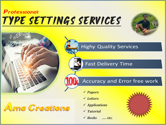 Format, design, create, type, edit word document by Amacreations120 ...