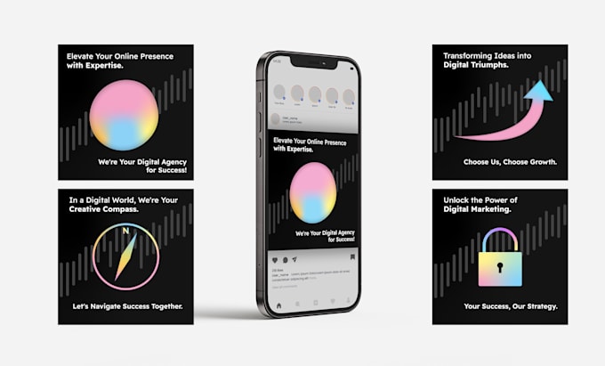 Design premium instagram posts and ads by Smiprode | Fiverr