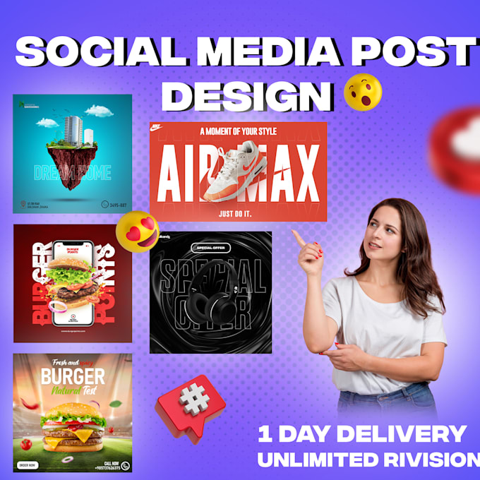 Do social media poster banner ads by Jahed046 | Fiverr