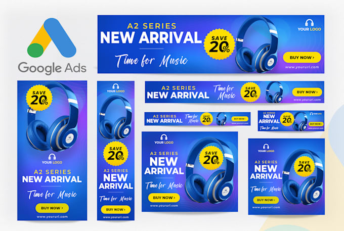 Design amazing google banner ads or adwords display ads by Grafixzone24 ...