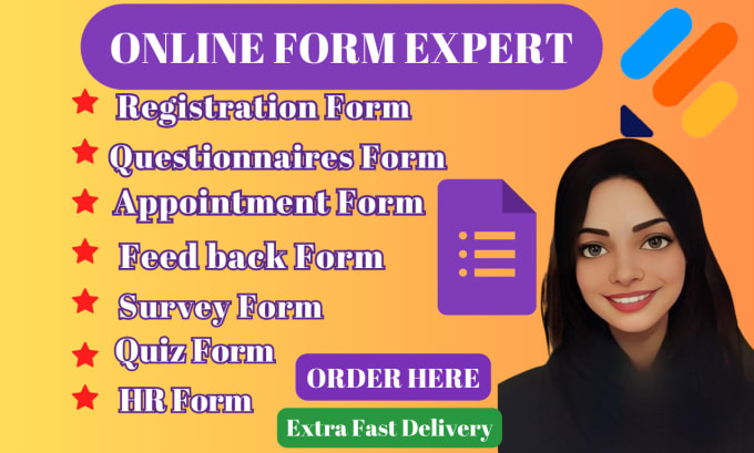 Create any type of professional online form quiz survey using google ... Create any type of professional online form quiz survey using google ...