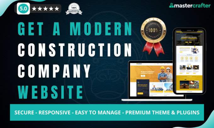 Build a construction company website that brings clients by Master ...