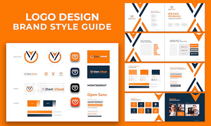 Design business logo and brand identity with brand guide kit by ...
