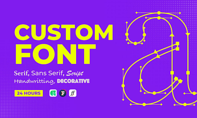 Create custom font or modify your own fonts by Agamous | Fiverr