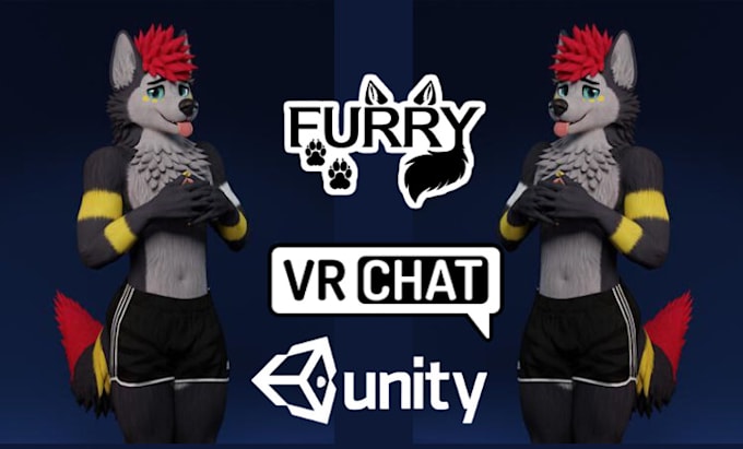 Do vrchat avatar, furry avatar, 3d model vtuber vrchat animaze nsfw ...