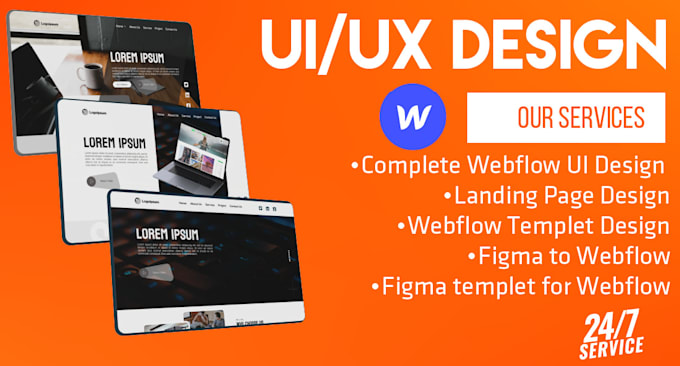 Design figma webflow website ui and custom landing page by Rahat_aakash ...