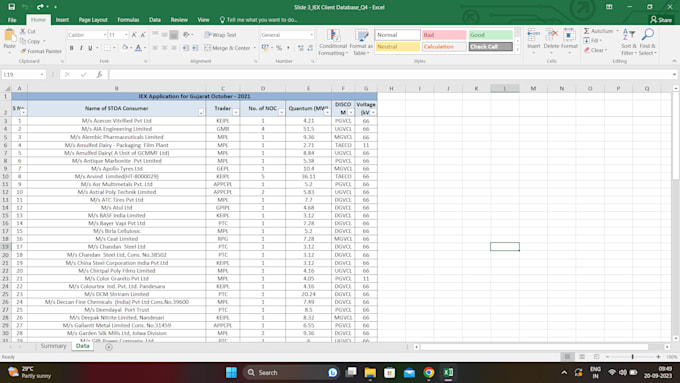 Do data splitting and customization on excel for you by The_pks | Fiverr