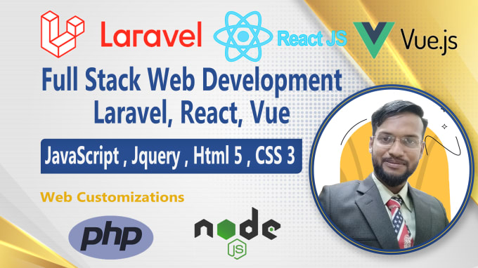 Develop and fix laravel project with react js and vue js by Moz_cse ... Develop and fix laravel project with react js and vue js by Moz_cse ...