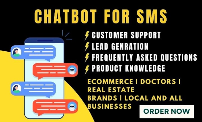 Create a powerful sms chatbot with twilio integration for all businesses by Yousaf_chatbot | Fiverr