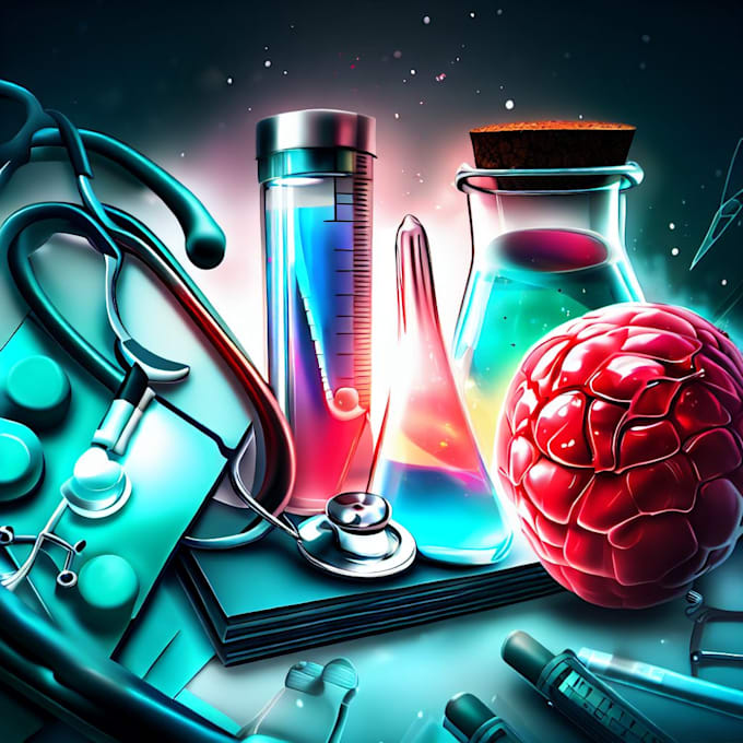 Create medical vector illustration by Wadseotso | Fiverr