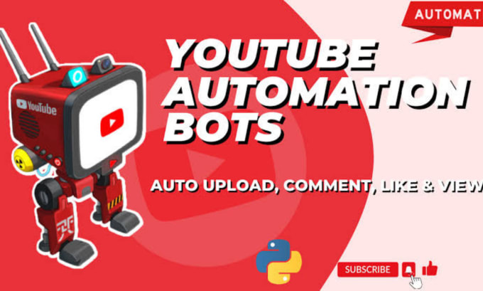 Développer un bot youtube automatisé, un bot de streaming, un bot de ... Développer un bot youtube automatisé, un bot de streaming, un bot de ...