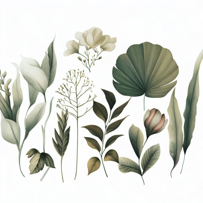 Design a realistic botanical drawing by Qenearilla | Fiverr