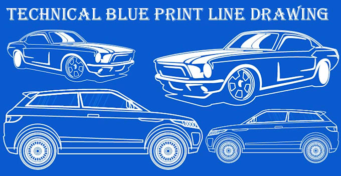 Create technical vector drawing of any product by Zainab7899 | Fiverr