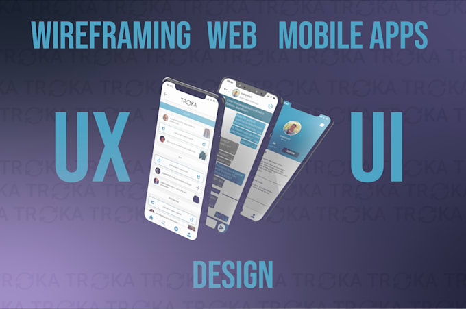 Do ux ui design wireframe and prototypes desktop and mobile by ...