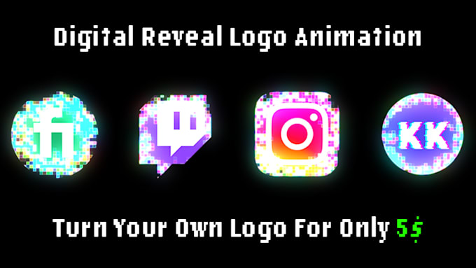 Animate logo into digital reveal animation by Kokohdavid | Fiverr