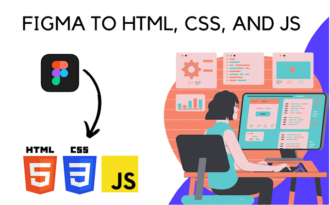 Convert your figma design into html, css, and js by Faiqa02 | Fiverr
