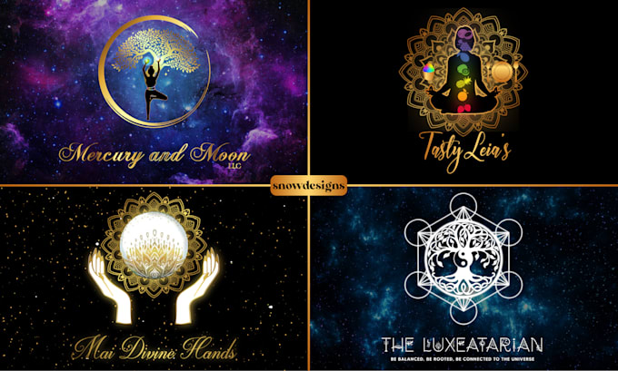 Design spiritual sacred logo mystical geometric mandala by Snow ...