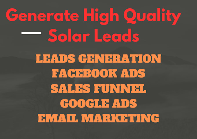 Generate hot solar panel leads using facebook ads, solar ads, solar ...