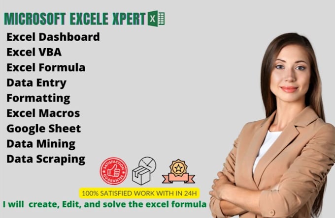 Microsoft excel spreadsheet, google sheets work,vba,macro,formulas,script by Mohidz28 | Fiverr