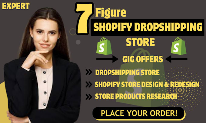 Build 7 figure shopify dropshipping store, shopify marketing, shopify ... Build 7 figure shopify dropshipping store, shopify marketing, shopify ...
