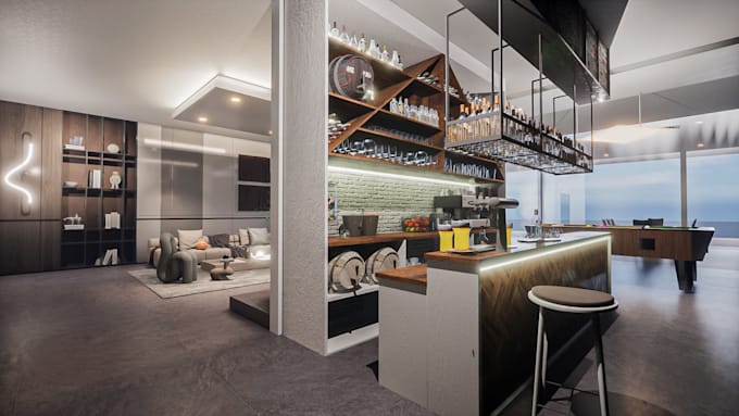 Design 3d interior architecture rendering on unreal engine 5 by ...