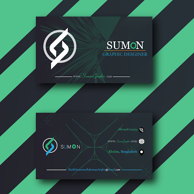 Create 2 different business card design with print ready by Sumon_sheik ...