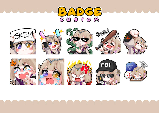 Draw sticker membership for your stream by Kurozen_ | Fiverr