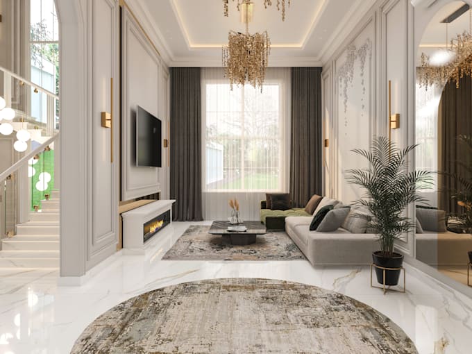 Design and render interior by 3d max by Ayaelbana | Fiverr