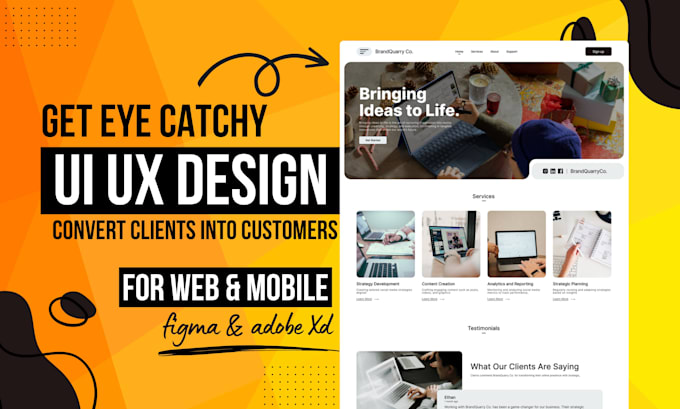 Create professional website ui ux and mobile app ui ux in figma and ...