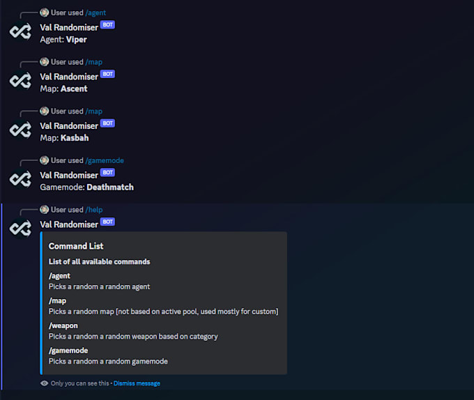 Create a discordjs bot for various features by Myokou | Fiverr