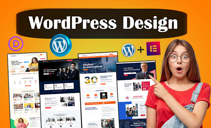 Design, redesign, clone, copy, build, fix, or revamp wordpress website by Devnaimreza | Fiverr