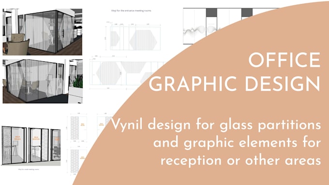 Prepare graphic design for glass partitions and office decor by ...