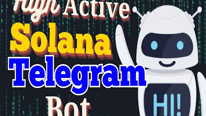 Create telegram bot, crypto trading bot, telegram solana bot, chatbot by Atsgmb | Fiverr