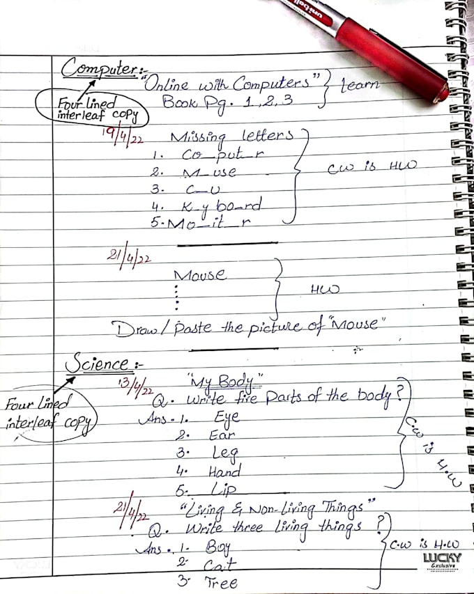 Do handwritten assignment work by Seharfarrukh | Fiverr
