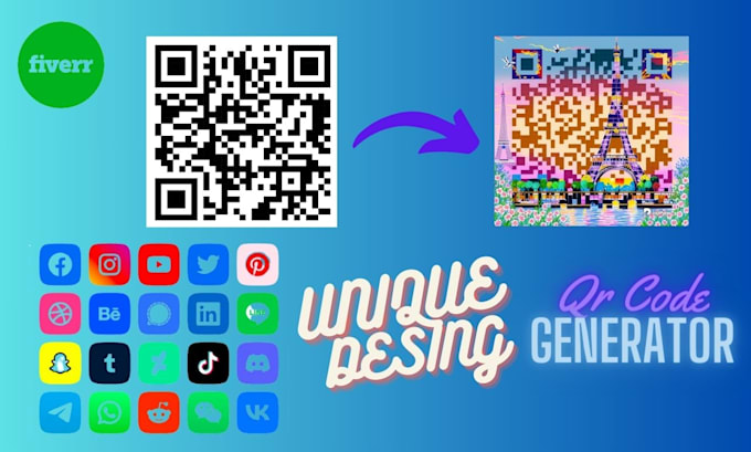 Expert in creating unique qr codes and professional business qr cards ...
