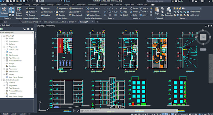 Create 2d apartment floor plan and apartment design map by Imad37 | Fiverr