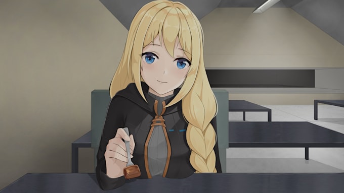 Draw cg art for your visual novel by Menthasia_team | Fiverr