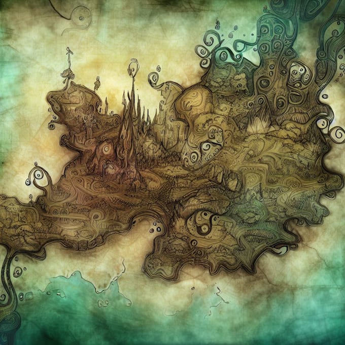 Vectorly draw your fantasy map by Cataumixe | Fiverr